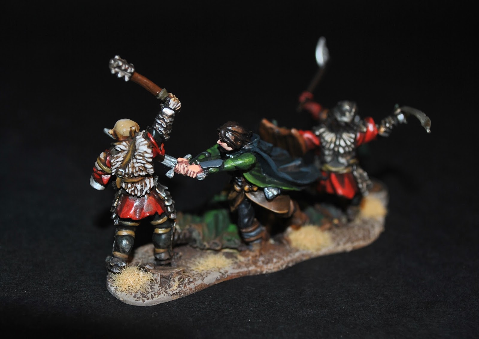 Silver and Blue Minis: Lord of the Rings Death of Gothmog Diorama