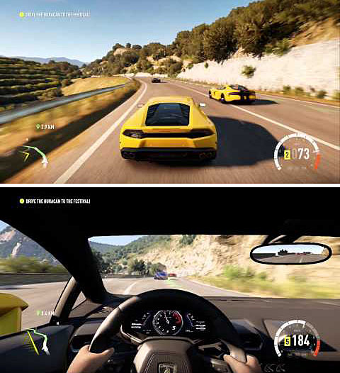 No, but seriously: Racing game camera views