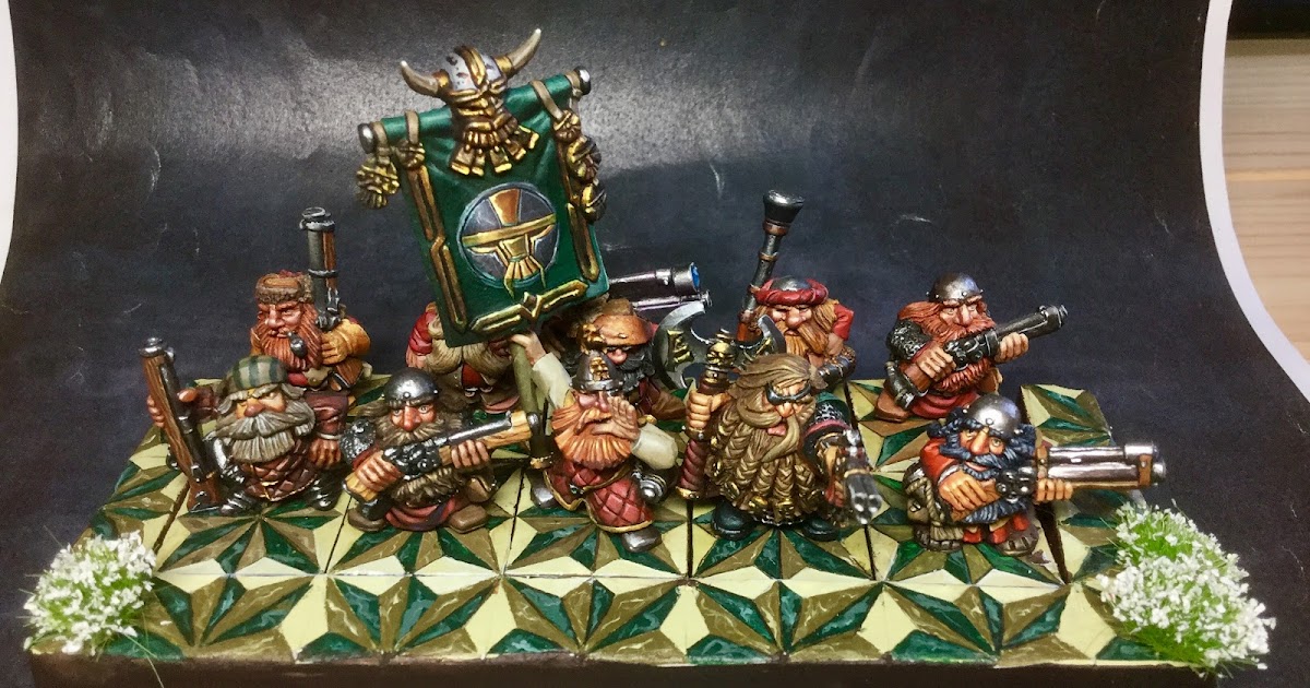 GIMNIR'S BRUSH: Dwarf thunderers FINISHED!!!!