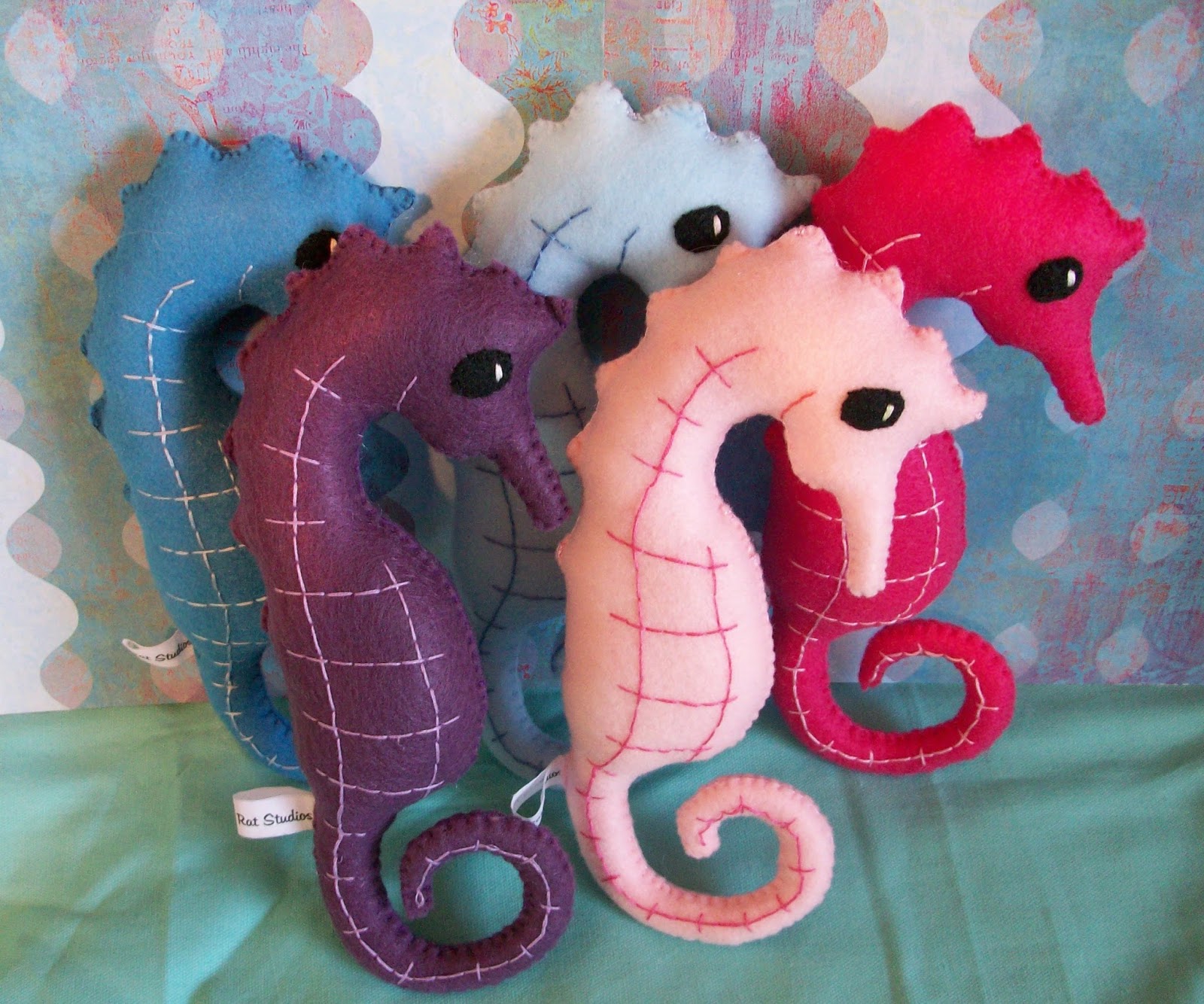 The Sassy Pack Rat: New Series: The Making of A Felt Seahorse PDF ...