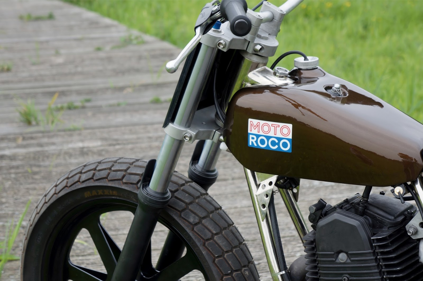 BUBBLE VISOR: Motoroco Wood Rotax #1