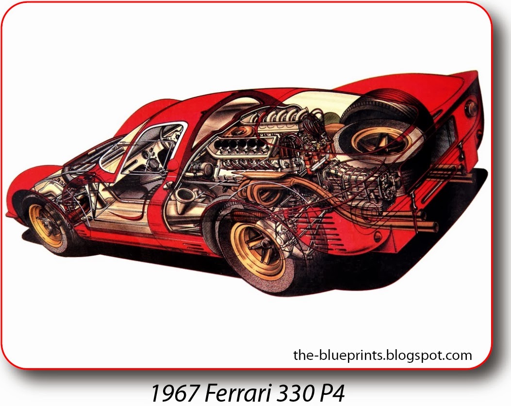 Vector Blueprints - Cars, Trucks, Busses and others: Ferrari ...