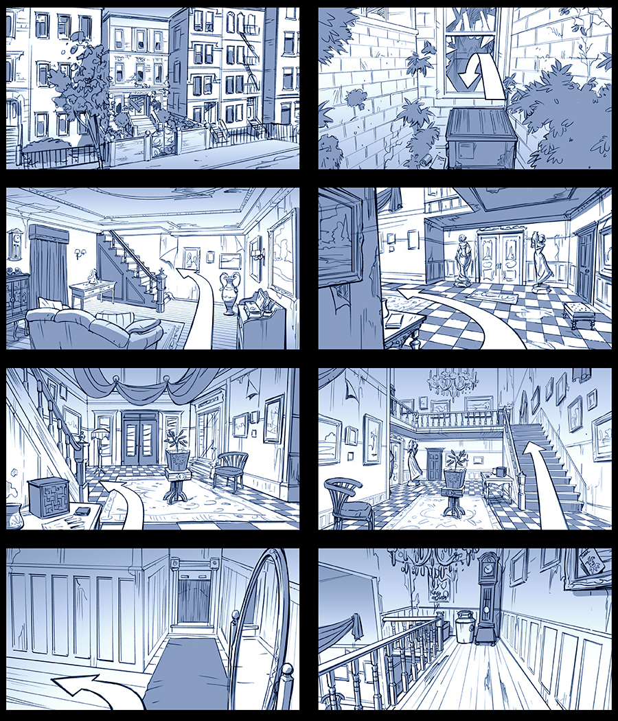 The Art of Peter Lumby: Storyboards