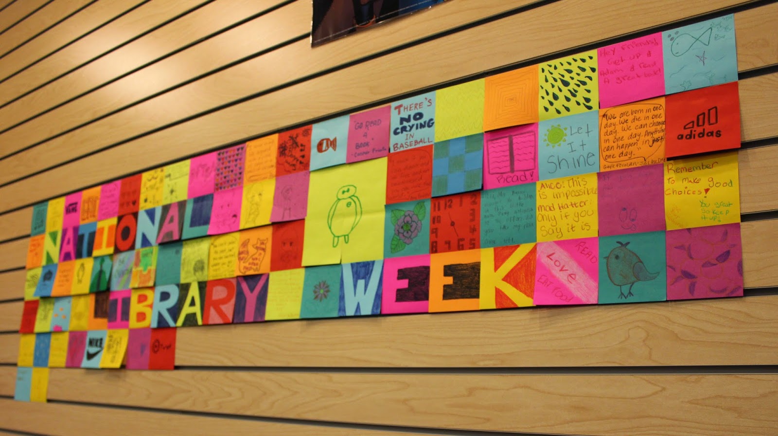 Teen Blog @ FRVPLD: Add a sticky note to our National Library Week ...
