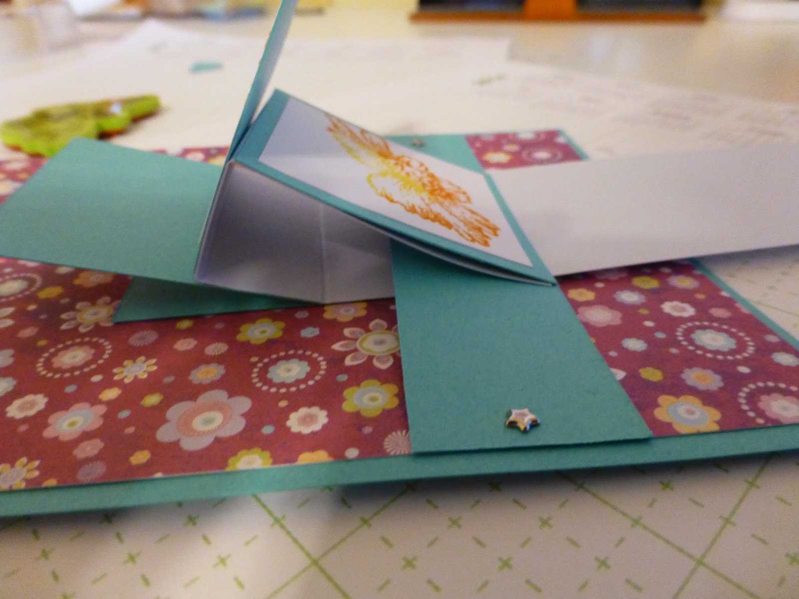 The Yellow Craft Room: Waterfall Card