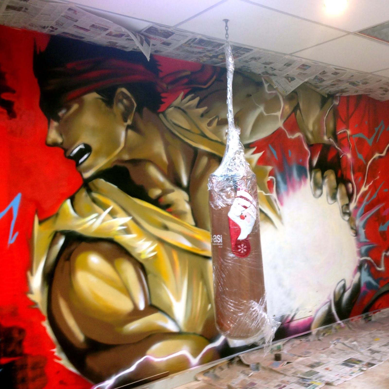 Perol Graffiti Malaysia: Ryu, Street Fighter Graffiti