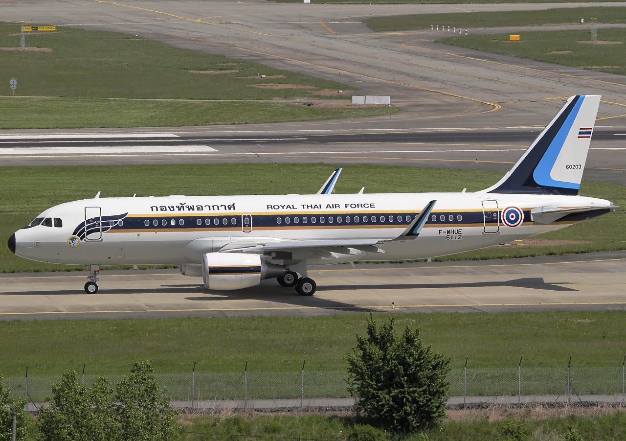 Airbus Hamburg Finkenwerder News: A320-214SL, Royal Thai Air Force, HS ...