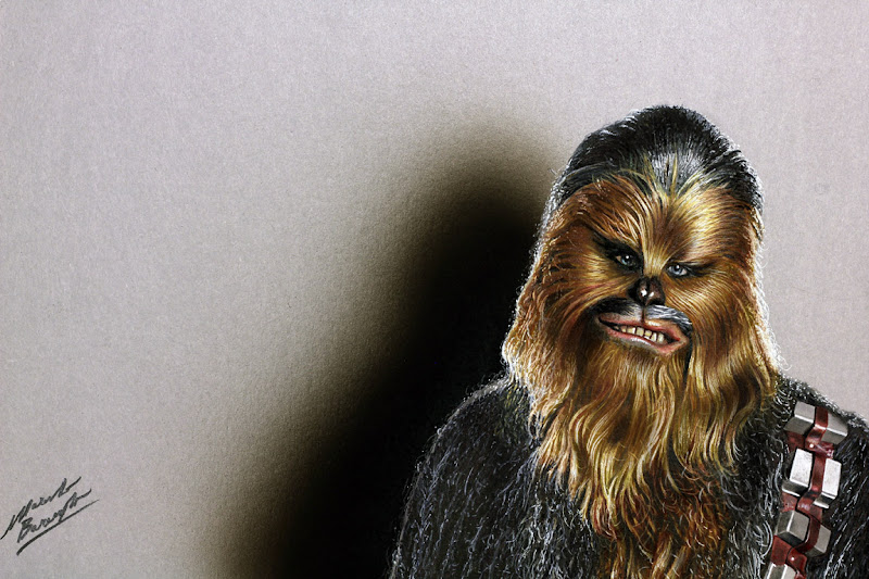 Chewbacca | Star Wars drawing #7 - Marcello Barenghi