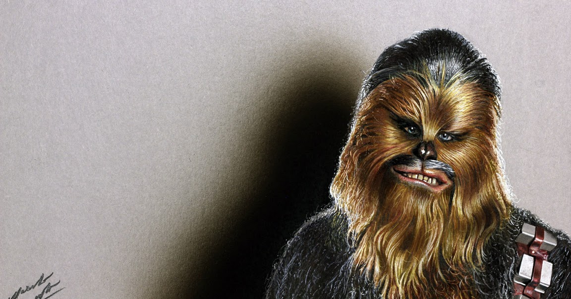 Chewbacca | Star Wars drawing #7 - Marcello Barenghi
