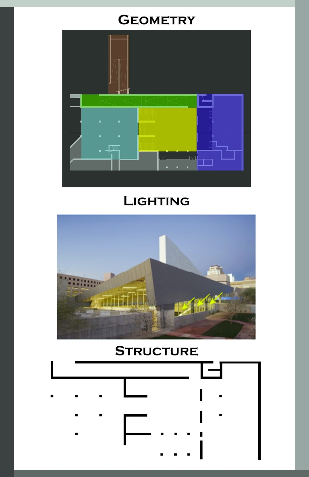 Wu ARCH3610 Sp2013: Geometry, Lighting, and Structure