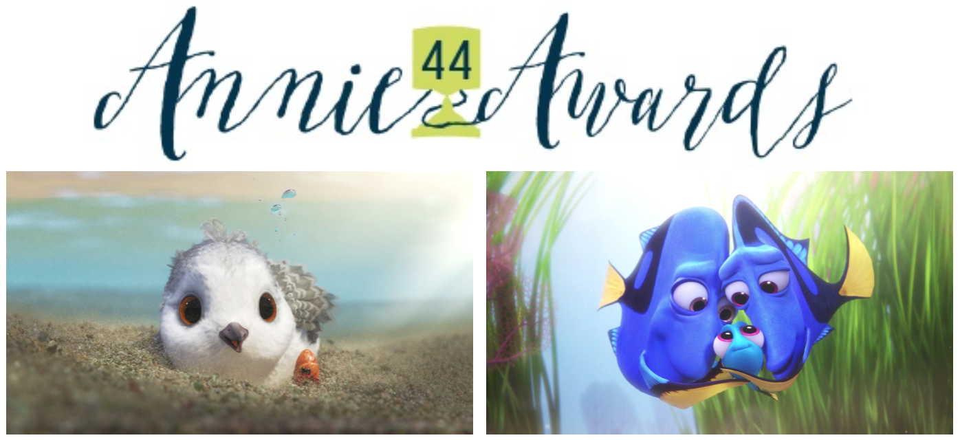 Pixar At The 44th Annual Annie Awards - 'Piper' Wins, 'Finding Dory ...