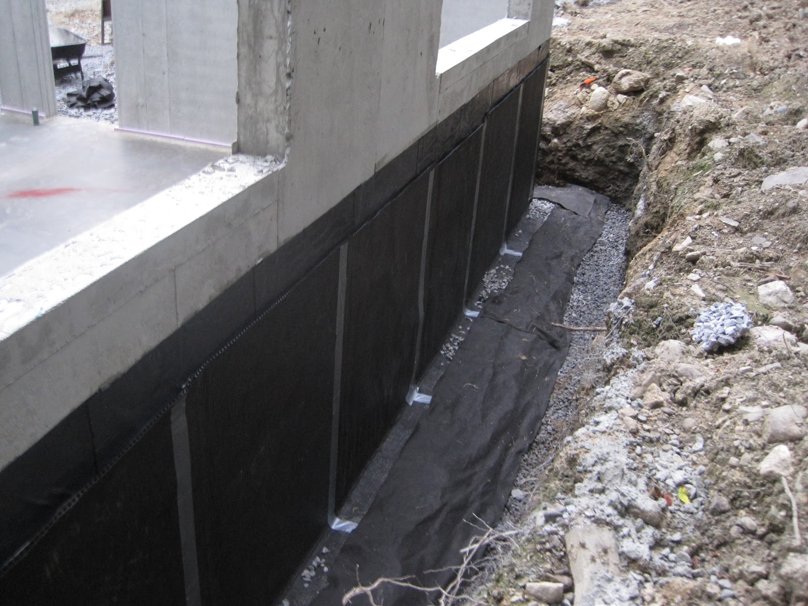 The Lake House Project: The Foundation: Waterproofing and the Slab