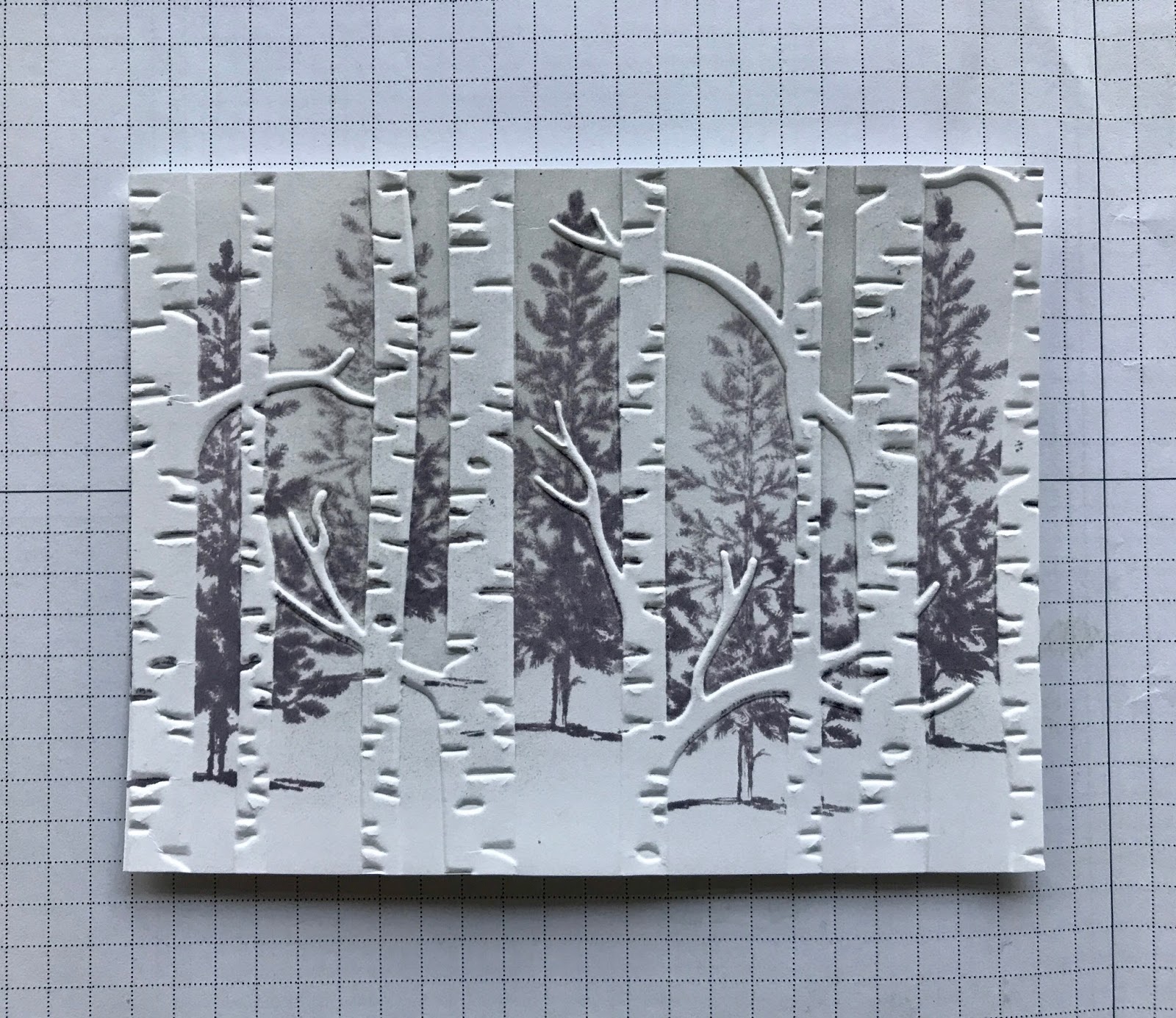 Ramblin' Stamper: Embossing Folder Technique - Quick & Easy Christmas Card!