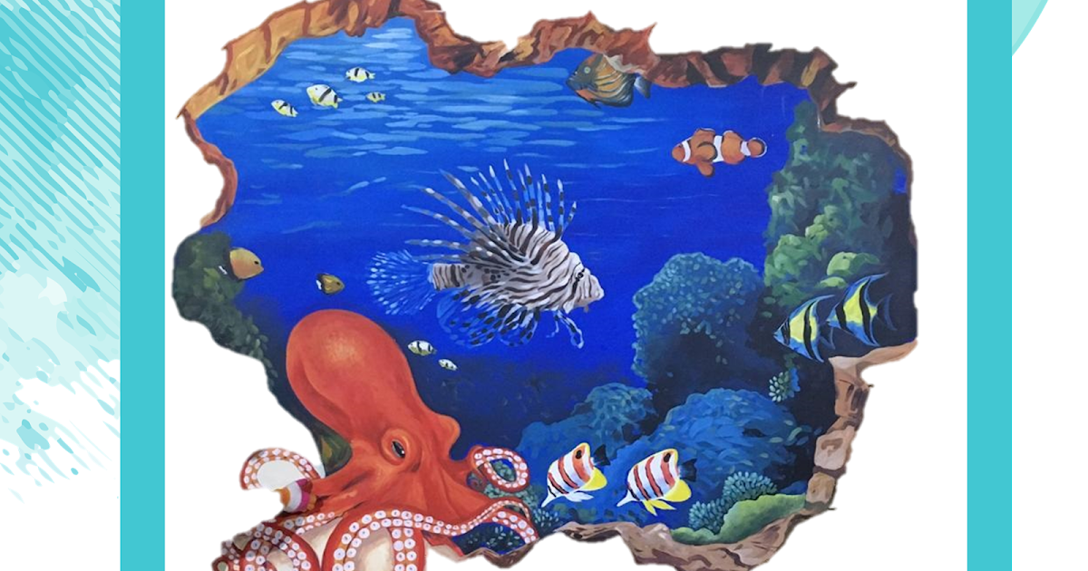 Seni Gambar Mural Hidupan Laut Yang Mengasyikan | Di Sini Kamu Bisa ...