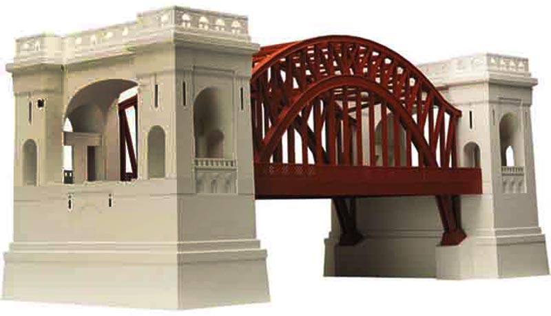Building Collector: Hell Gate Bridge New York Replicas