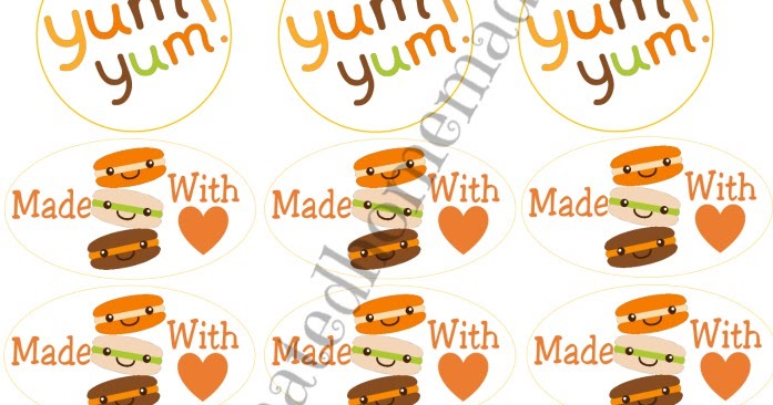 Fall Inspired Homemade Labels - Created Homemade