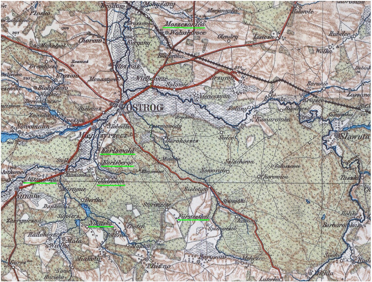 Ratzlaff Family blog: Ostrog circuit Mennonite villages