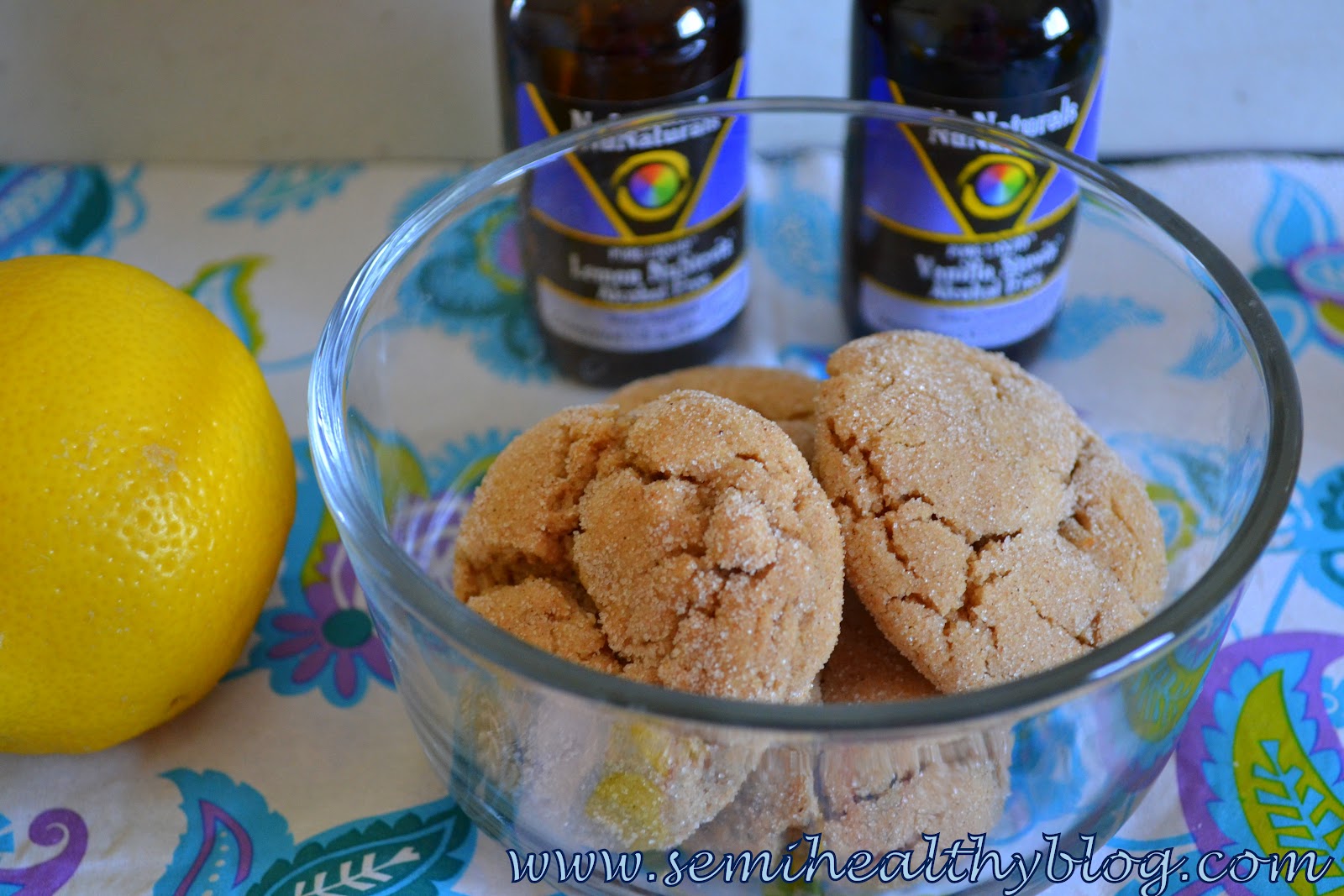 Whole Wheat Lemon Snickerdoodle Cookie