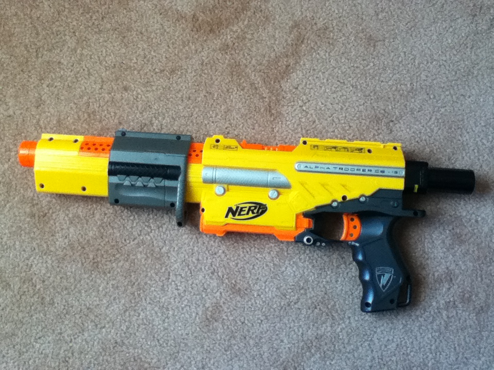 Nerf Elite Alpha Trooper With Raider Stock