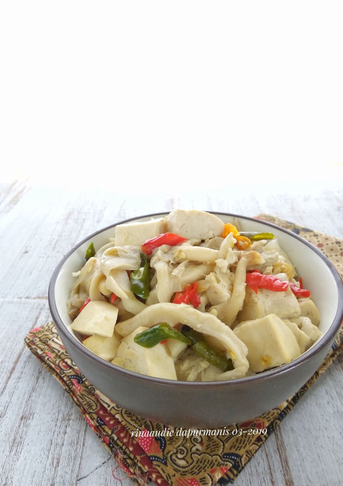 Cah Tahu Jamur Tiram - DapurManis