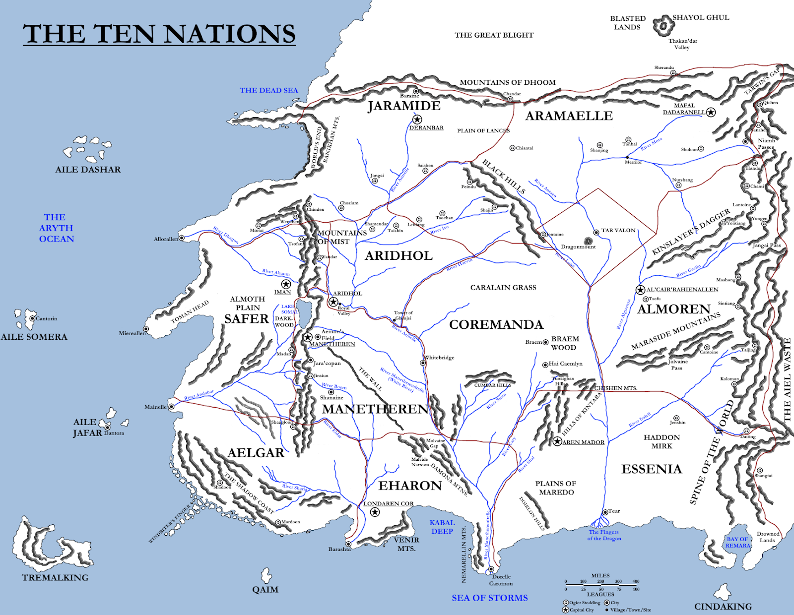 Wheel Of Time Map Seanchan