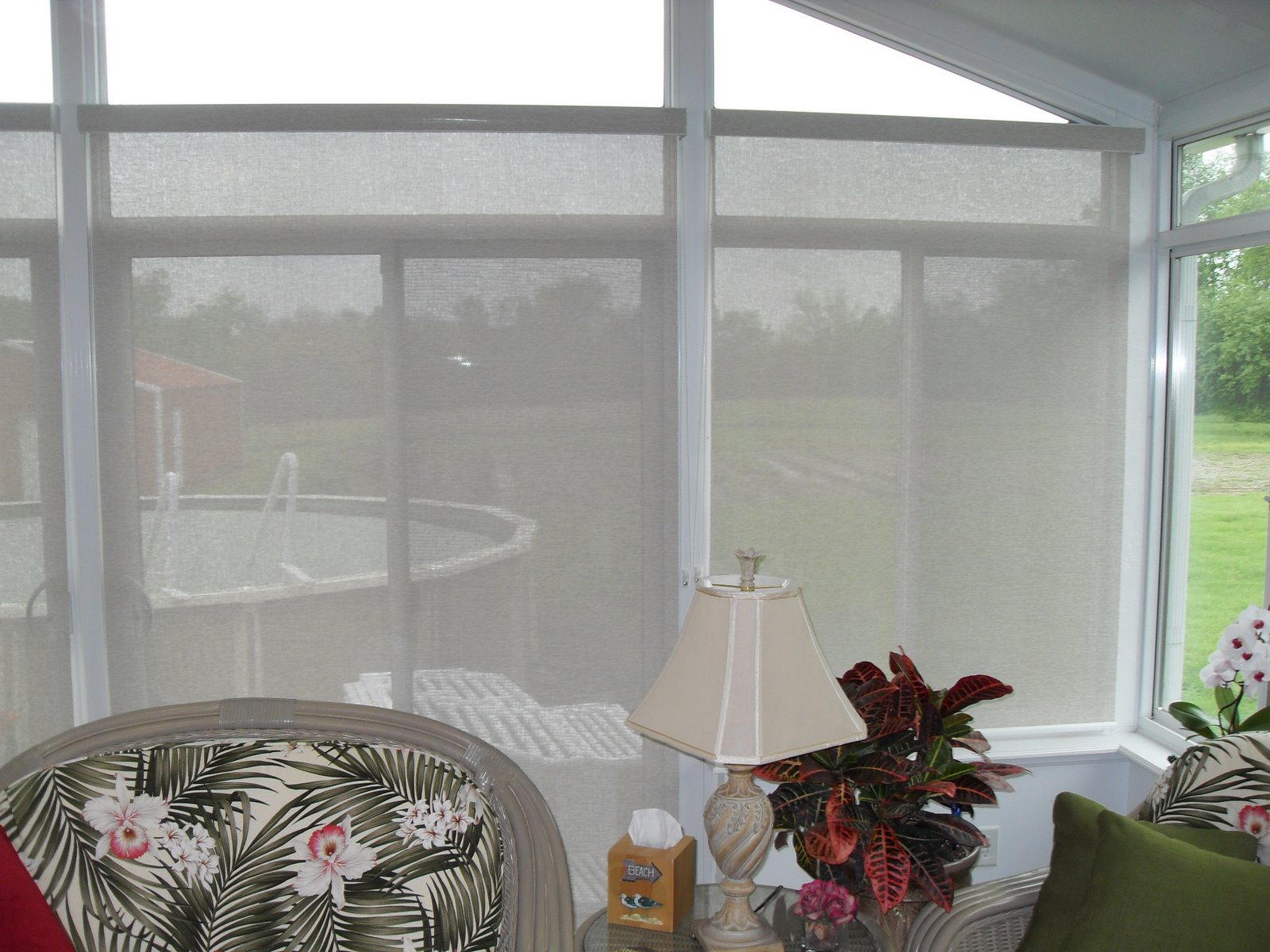 Louisville Blinds and Drapery: Sun Room Shades