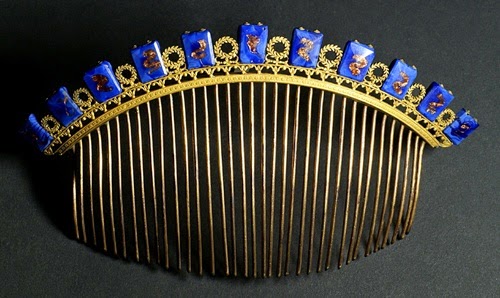 The Closet Historian: Hair Comb History Highlight #10: Golden Combs
