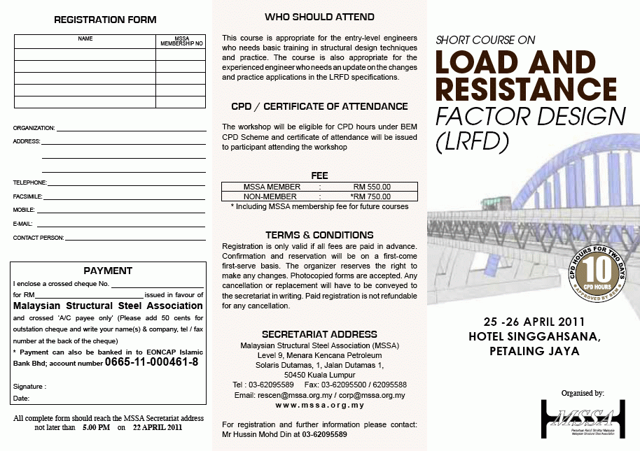 KRENMAUT: Short Course On Load and Resistance Factor Design (LRFD) 25 ...