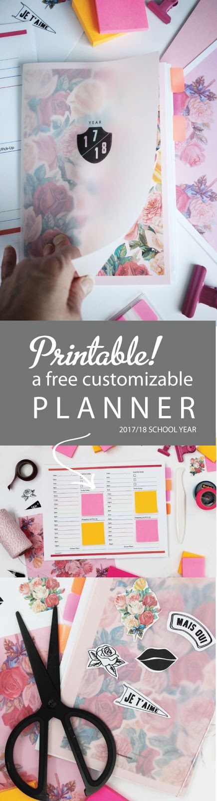 Diy | An Awesome Printable Planner - TEXTILE FOR INSPIRATION