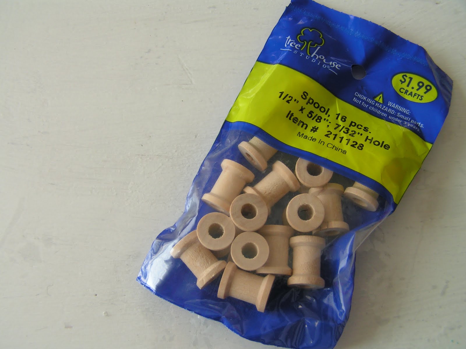 Tea Rose Home: Tutorial ~ Mini Spool Necklace