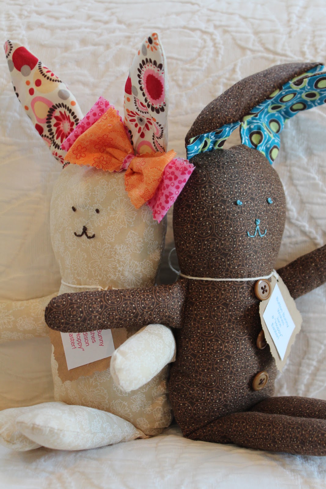 Handmade Easter Bunnies & a Spring Chick Winner!