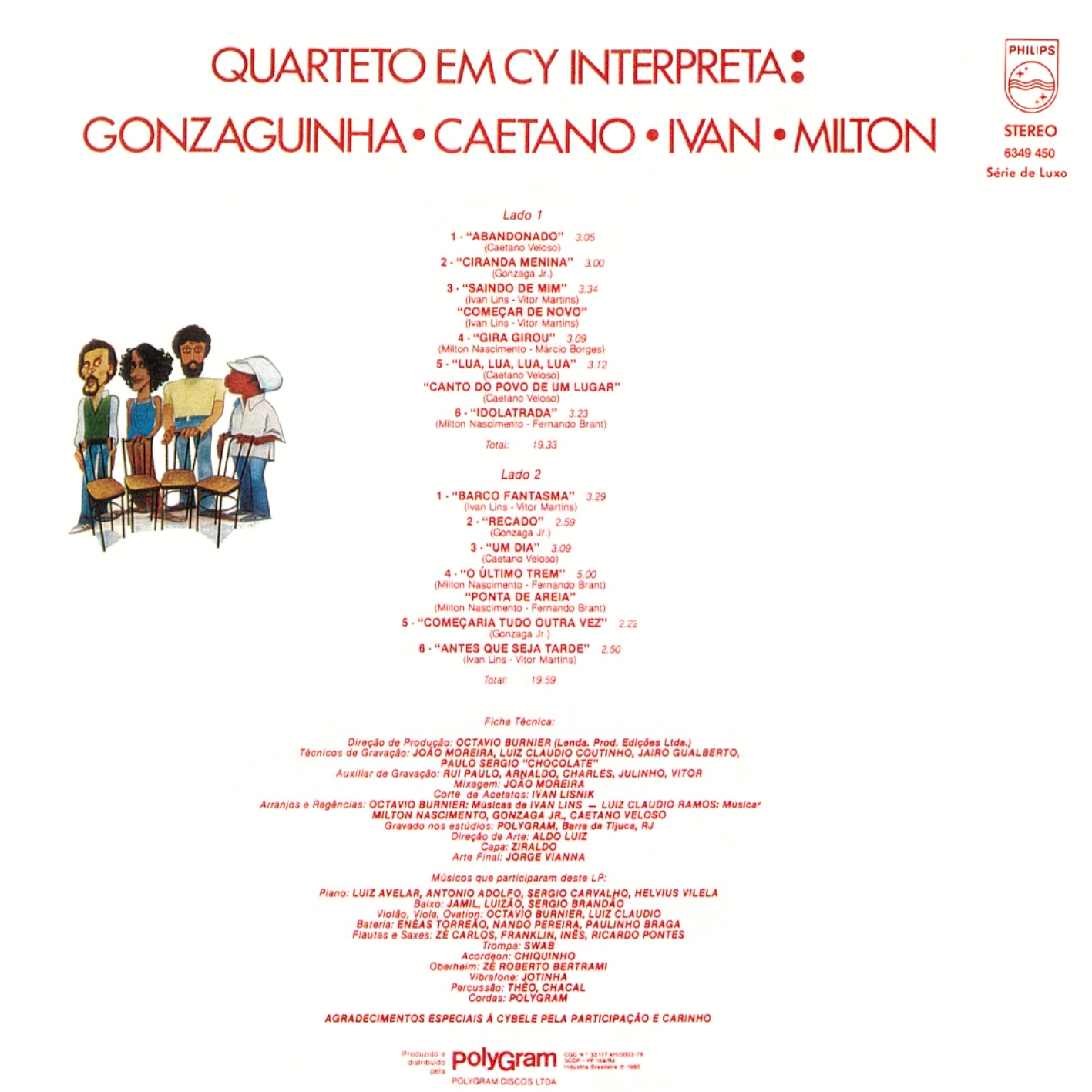 Caetano Veloso ...en detalle.: 1974 - LUA, LUA, LUA, LUA