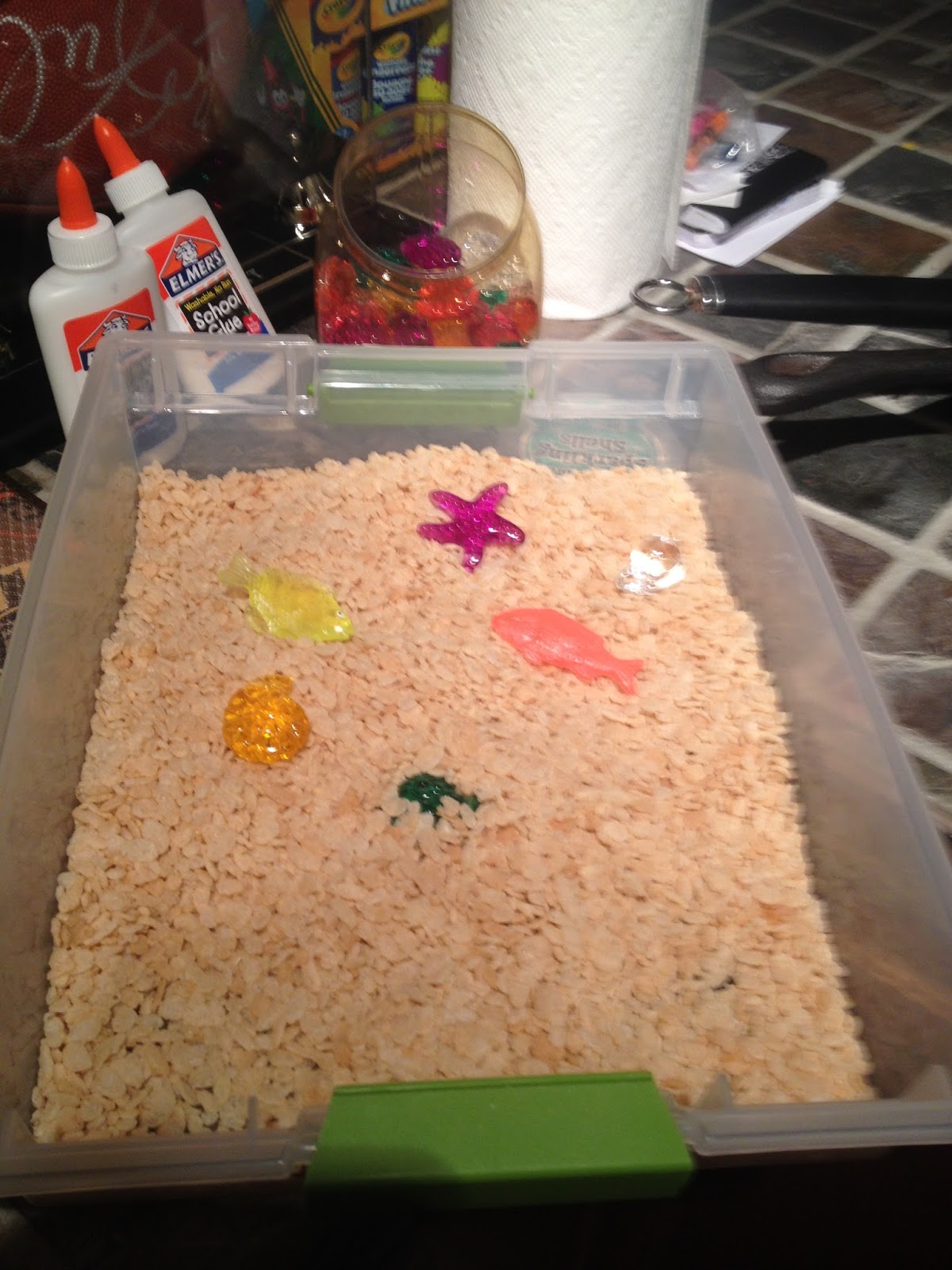 Special Education Strategies And More...: Sensory Bin: Left Over Rice ...