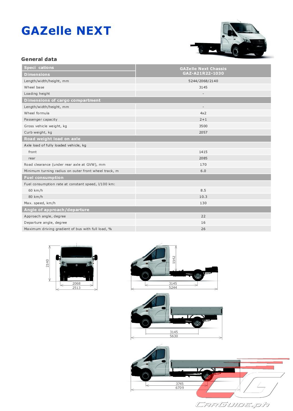 GAZ Reveals Pricing, Specs of Line-Up (w/ Brochure) | CarGuide.PH ...