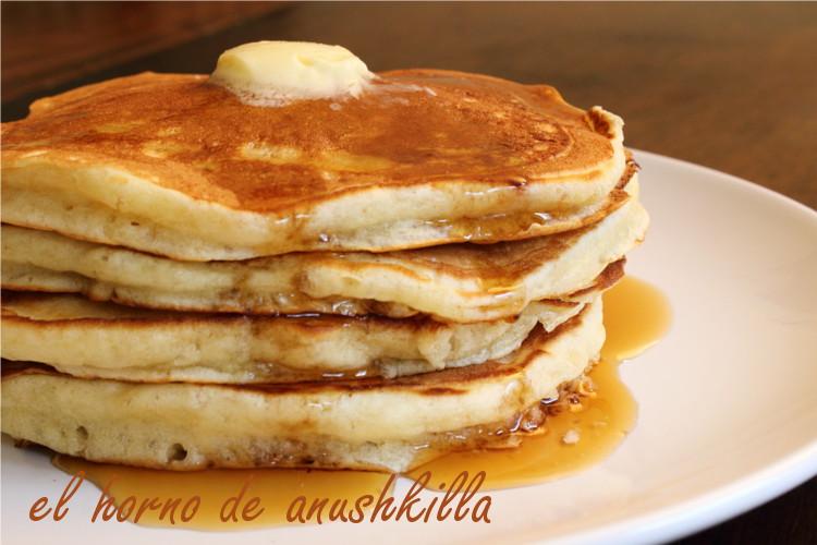 El horno de anushkilla: Hot cakes caseros (pancakes estilo americano)
