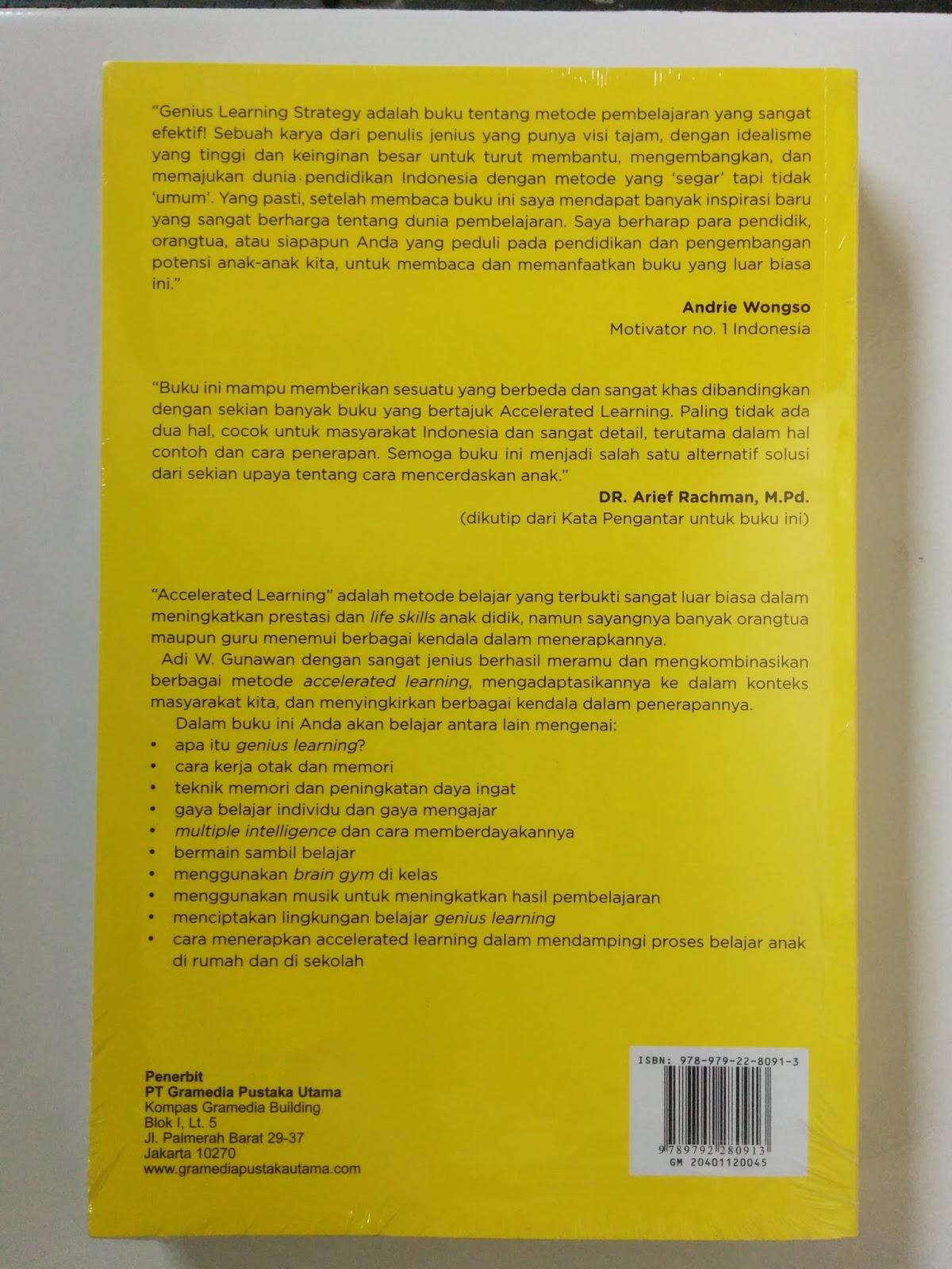 Jual Buku: Genius Learning Strategy - Adi W. Gunawan | Aksiku Toko Buku ... Jual Buku: Genius Learning Strategy - Adi W. Gunawan | Aksiku Toko Buku ...