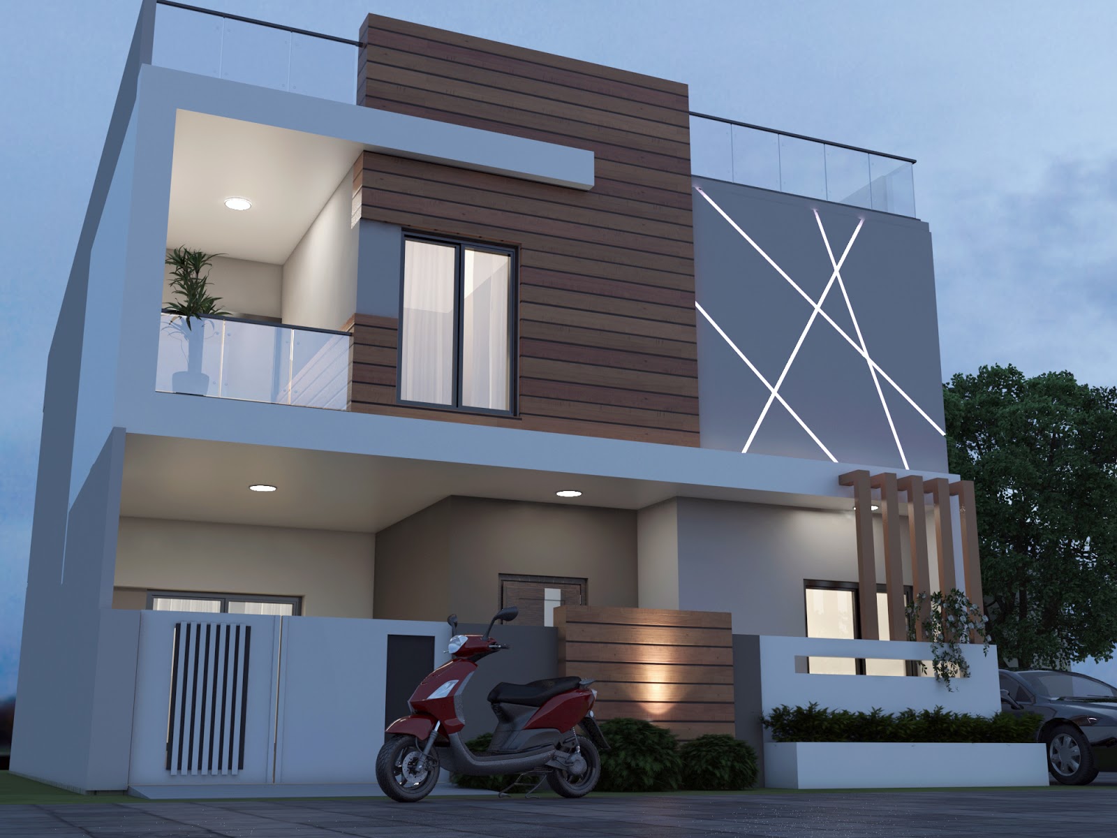 Modern Home Front Elevation Design | Ghar ka Design