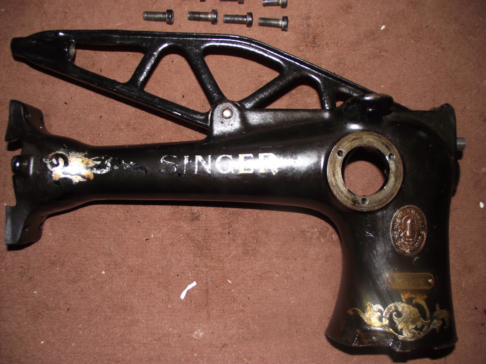 Singer 29K-15 Restoration: Singer Arm Work