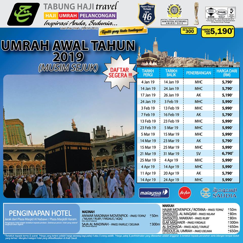 UMRAH BERSAMA TABUNG HAJI TRAVEL & TOURS (THTS)