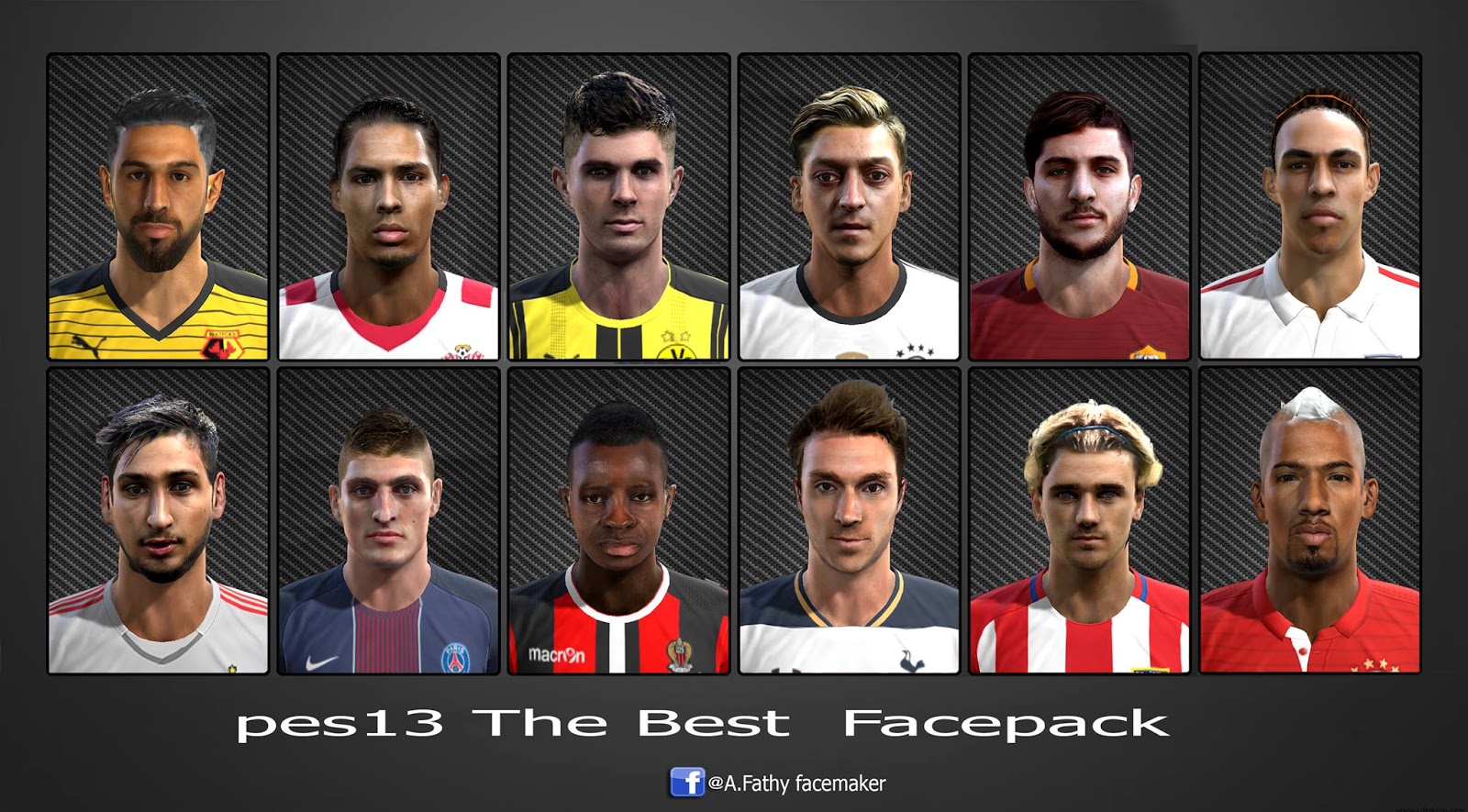 pes-modif: pes 2013 The Best Face Pack by A.Fathy facemaker
