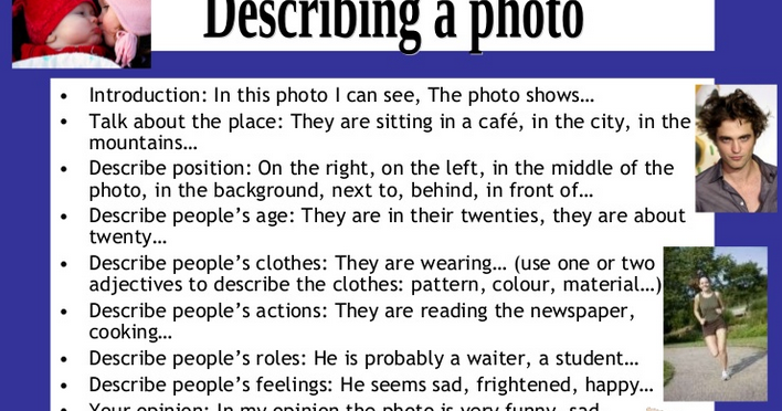 DESCRIBING PICTURE - ENGLISH NINETY