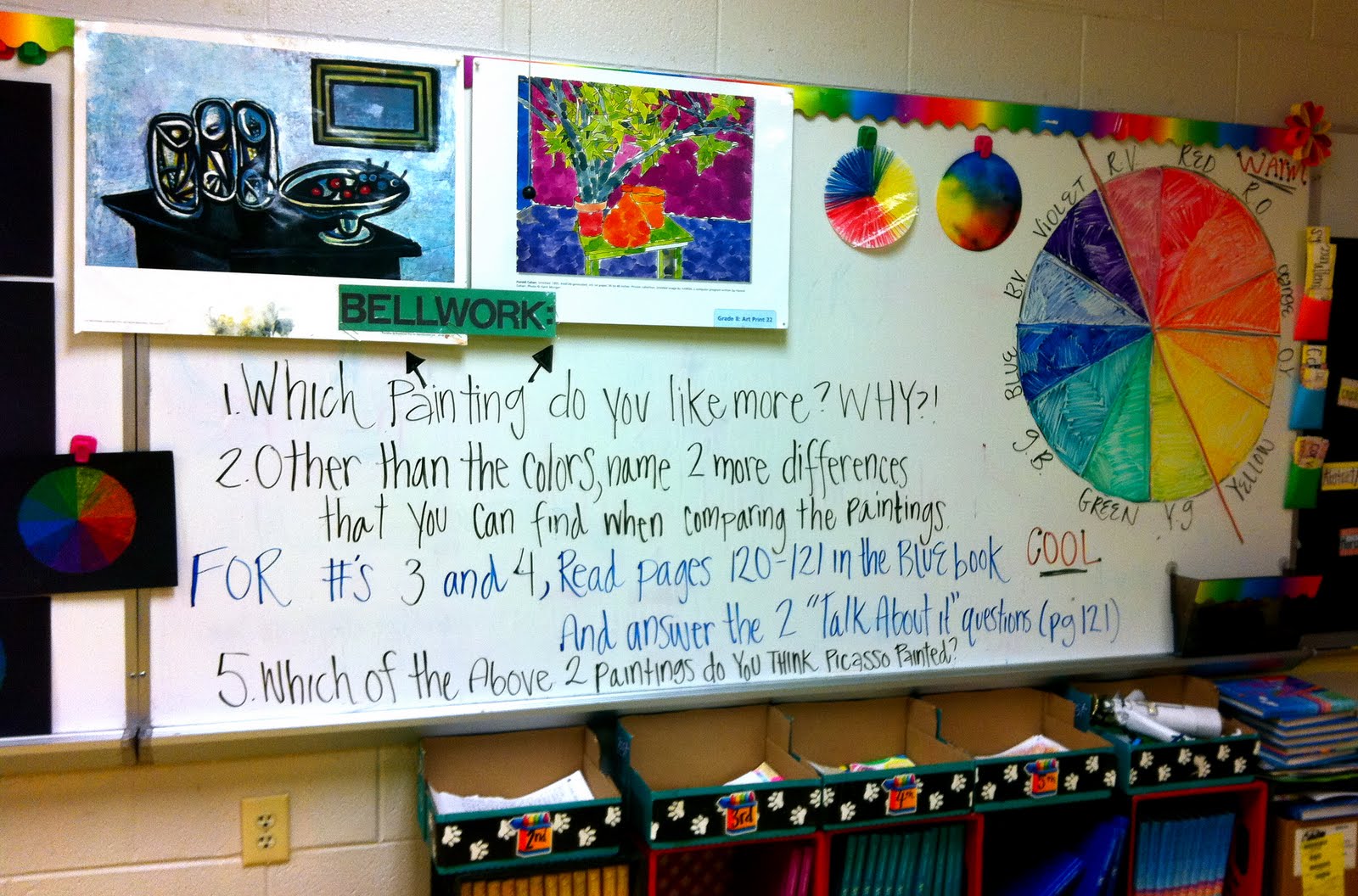 Kirby Middle Visual Art: Classroom Displays