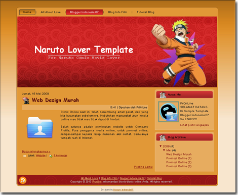 Naruto template | Naruto Indonesia