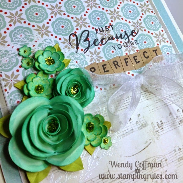 Stamping Rules!: Day 27: Just Because You're Perfect Card