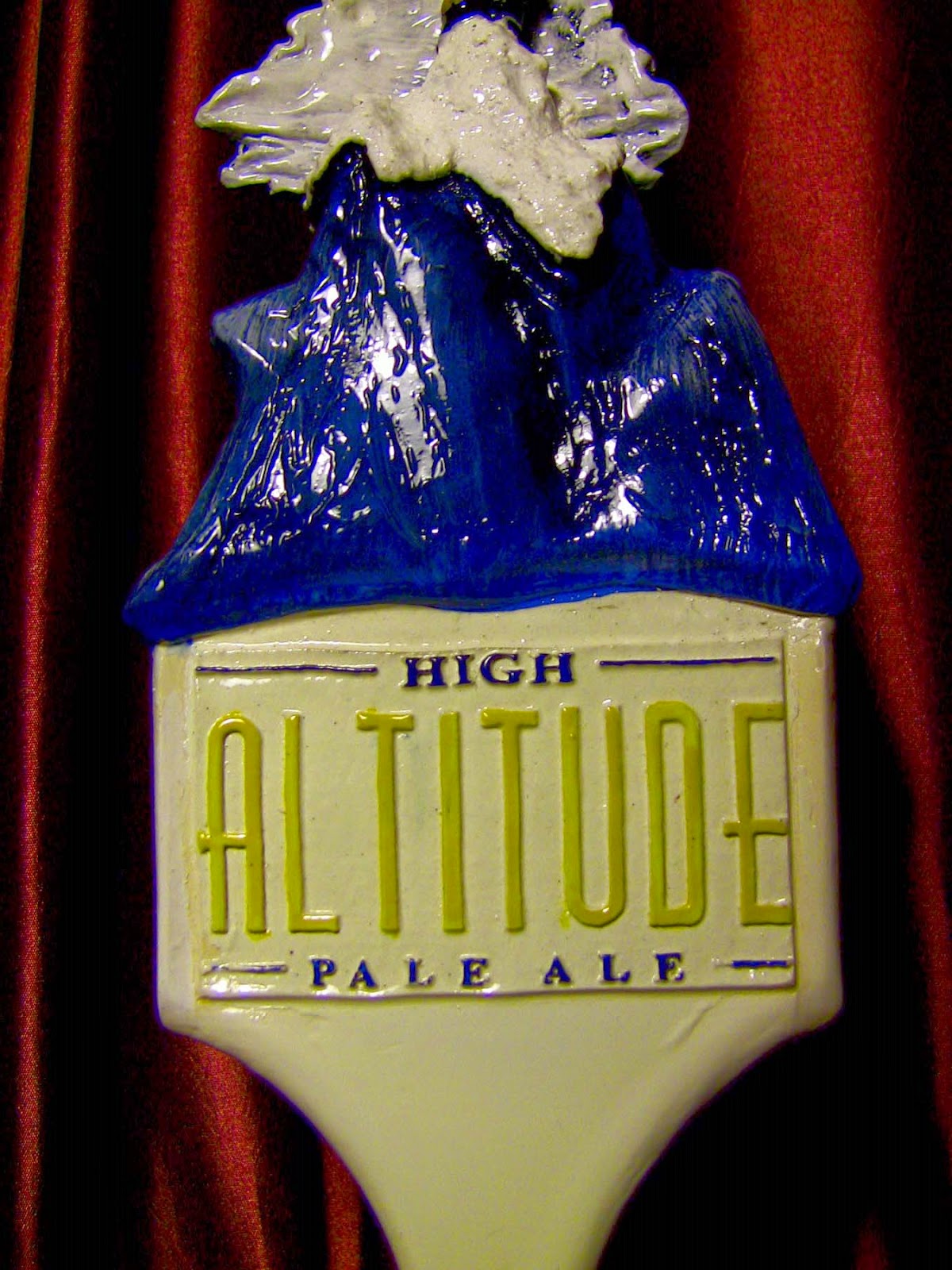 Tap Handle #452: Blue Corn Cafe & Brewery - High Altitude Pale Ale