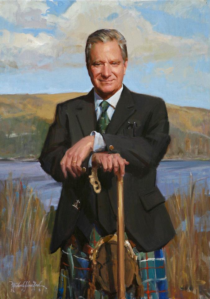 Clan Colquhoun Blog: Sir Malcolm's Portrait Unveiled