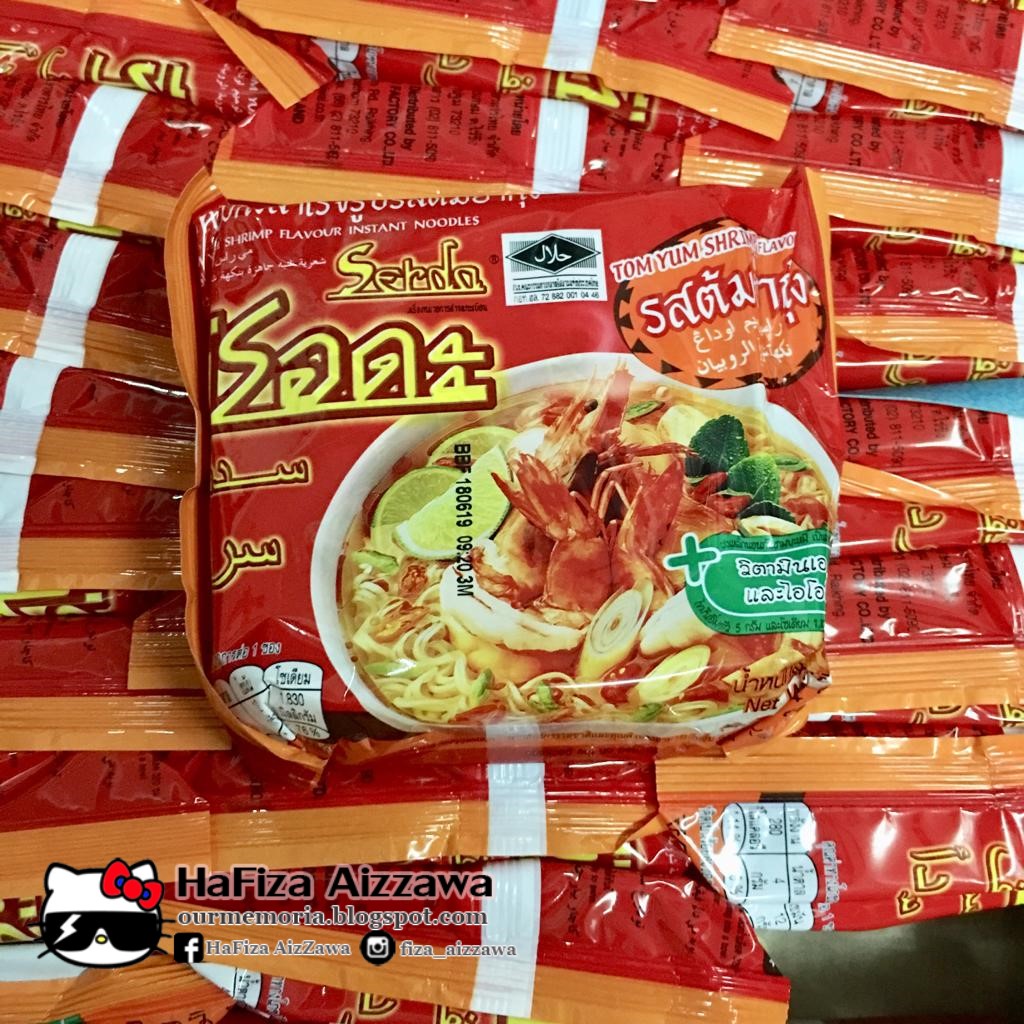 Mee segera Siam perisa Tomyum Shrimp Flavour