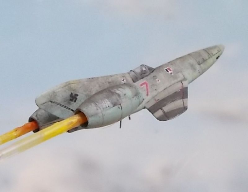 Happyscale-Modellbau: Focke Wulf Ta 283 Lorinjäger - F-Toys 1/144