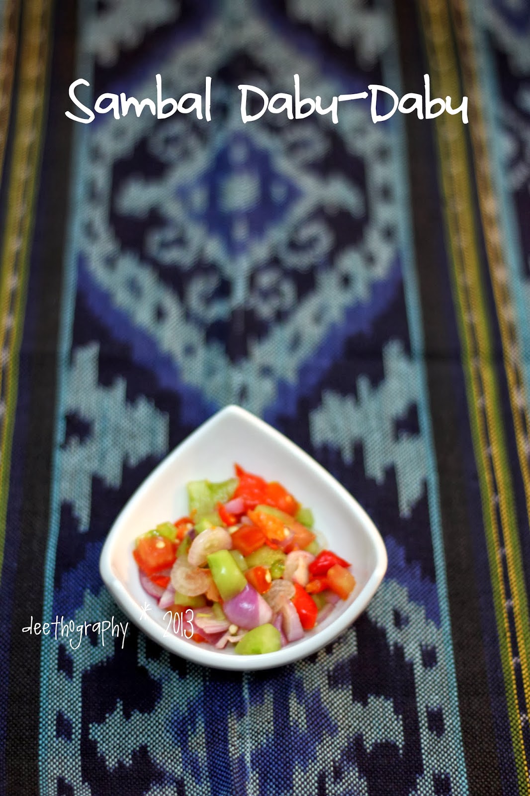 Sambal Dabu-Dabu [khas Manado] - mlebu pawon