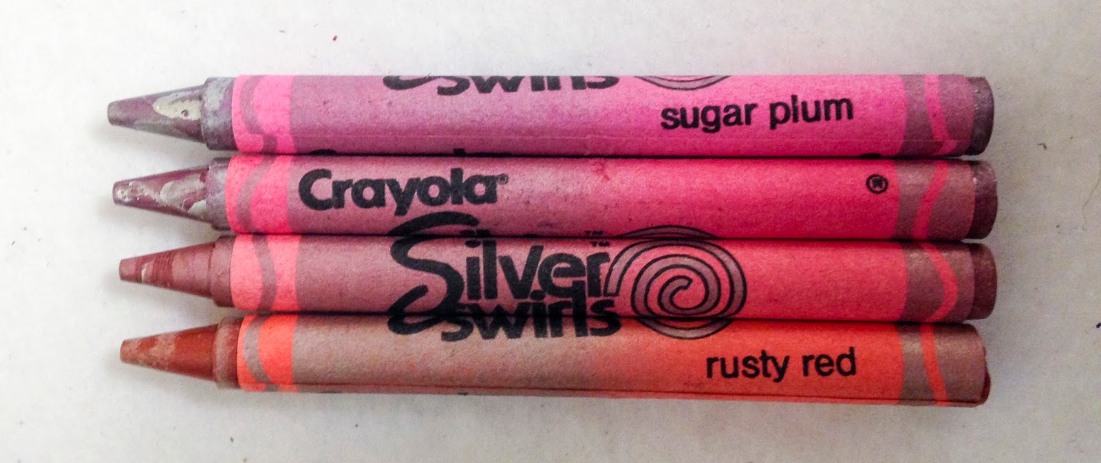 Crayola Silver Swirls: What's Inside the Box | Jenny's Crayon Collection